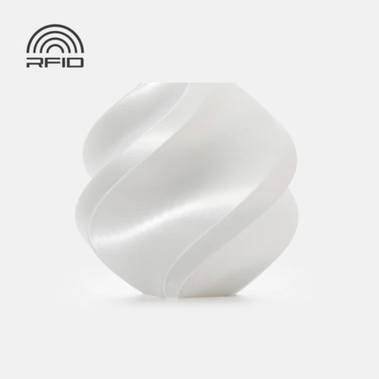 PLA Silk+ White Bambu Lab - 1.75 mm - 1 kg - Polyfab3D